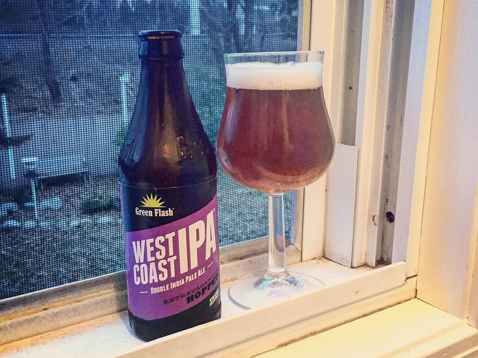 Green Flash Brewing Company: West Coast IPA | Beers on Windowsills