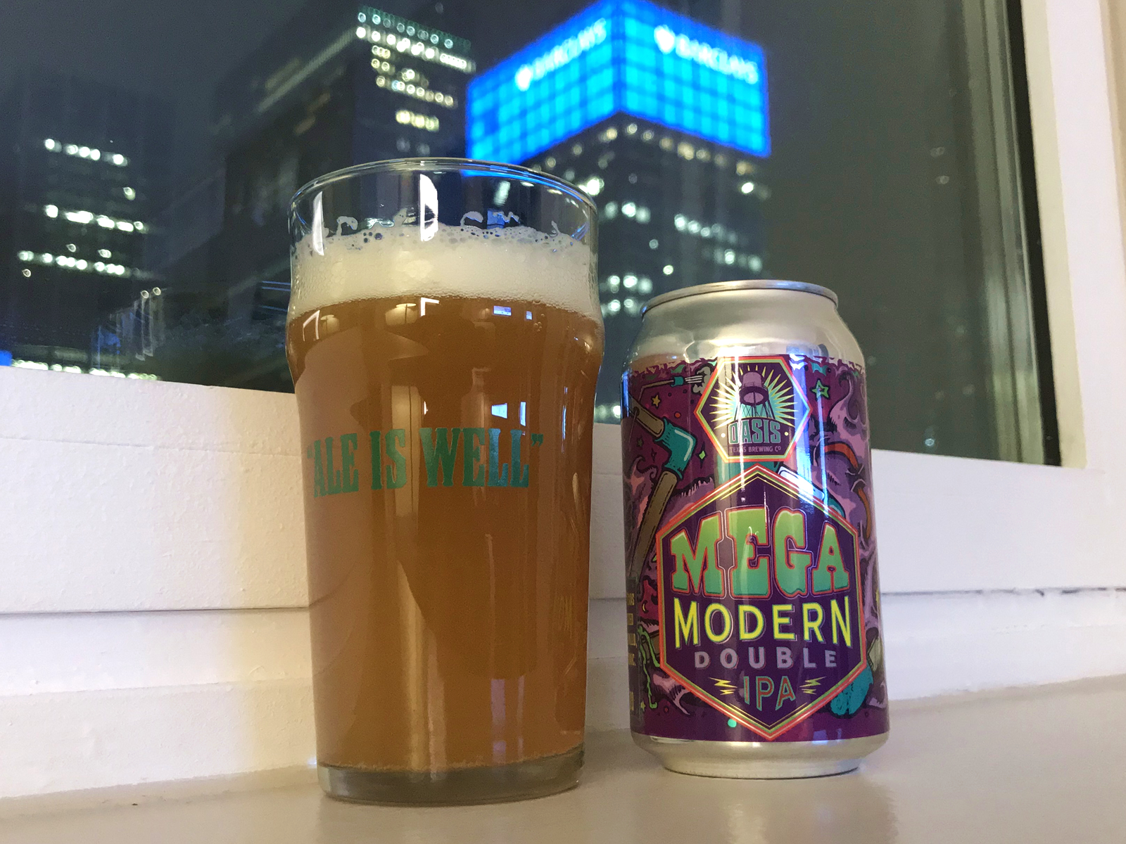 Oasis Texas Brewing Company: Mega Modern Double IPA | Beers on Windowsills