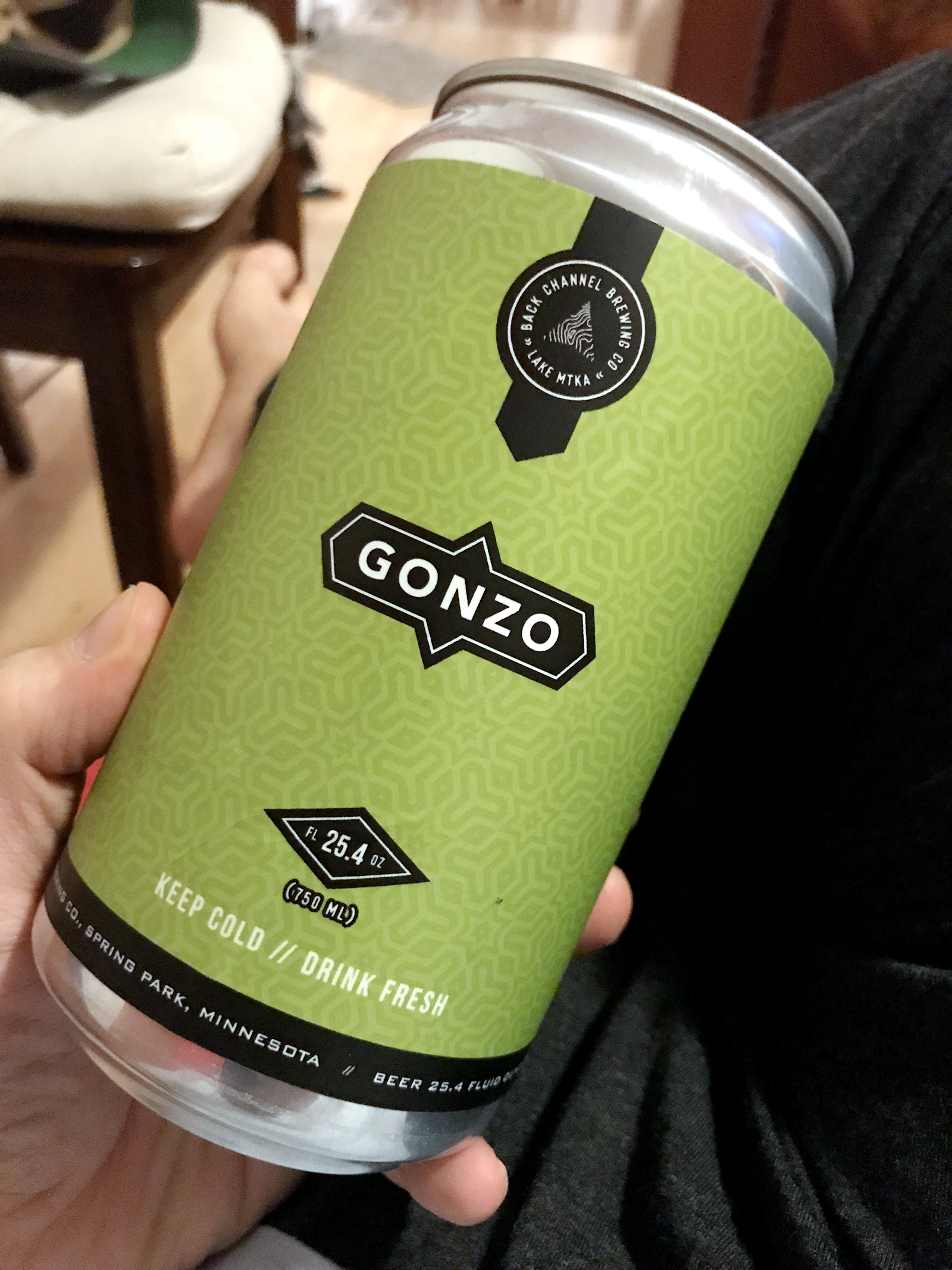 Back Channel Brewing Collective: Gonzo | Beers on Windowsills