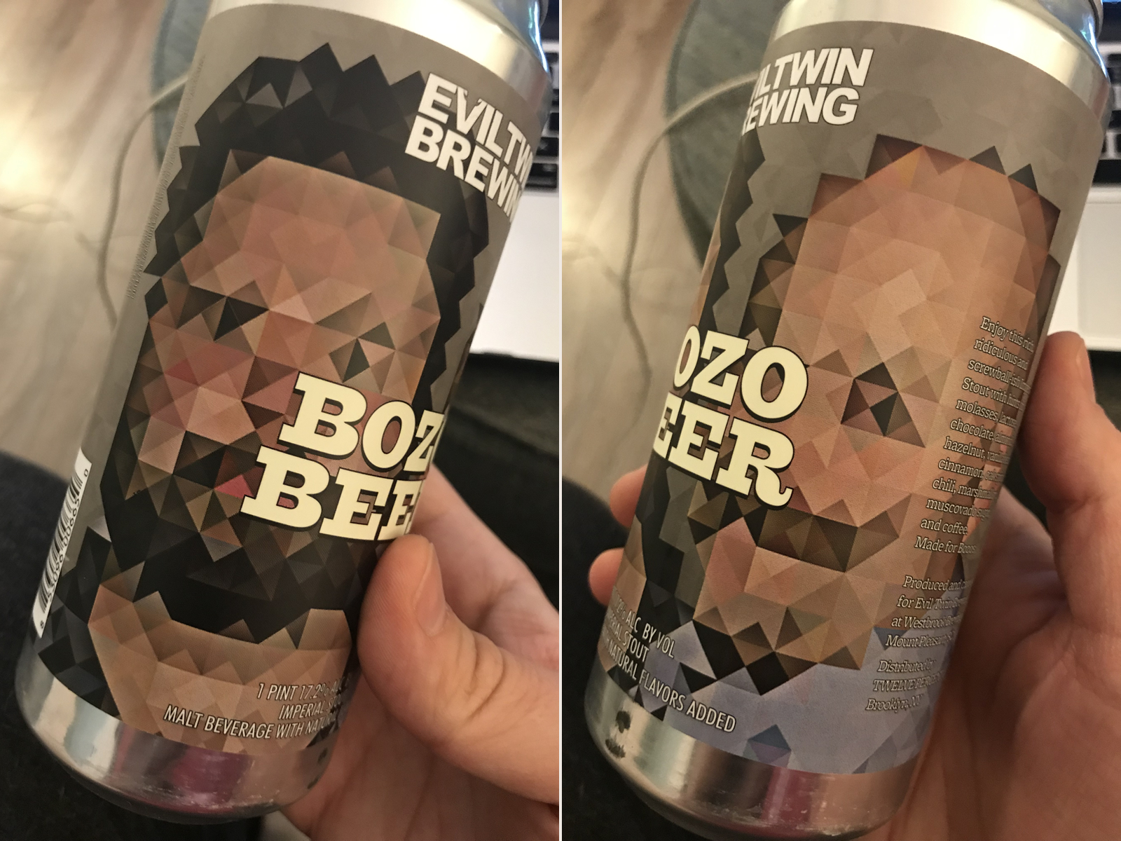 Evil Twin Brewing: Bozo Beer (2018) | Beers on Windowsills